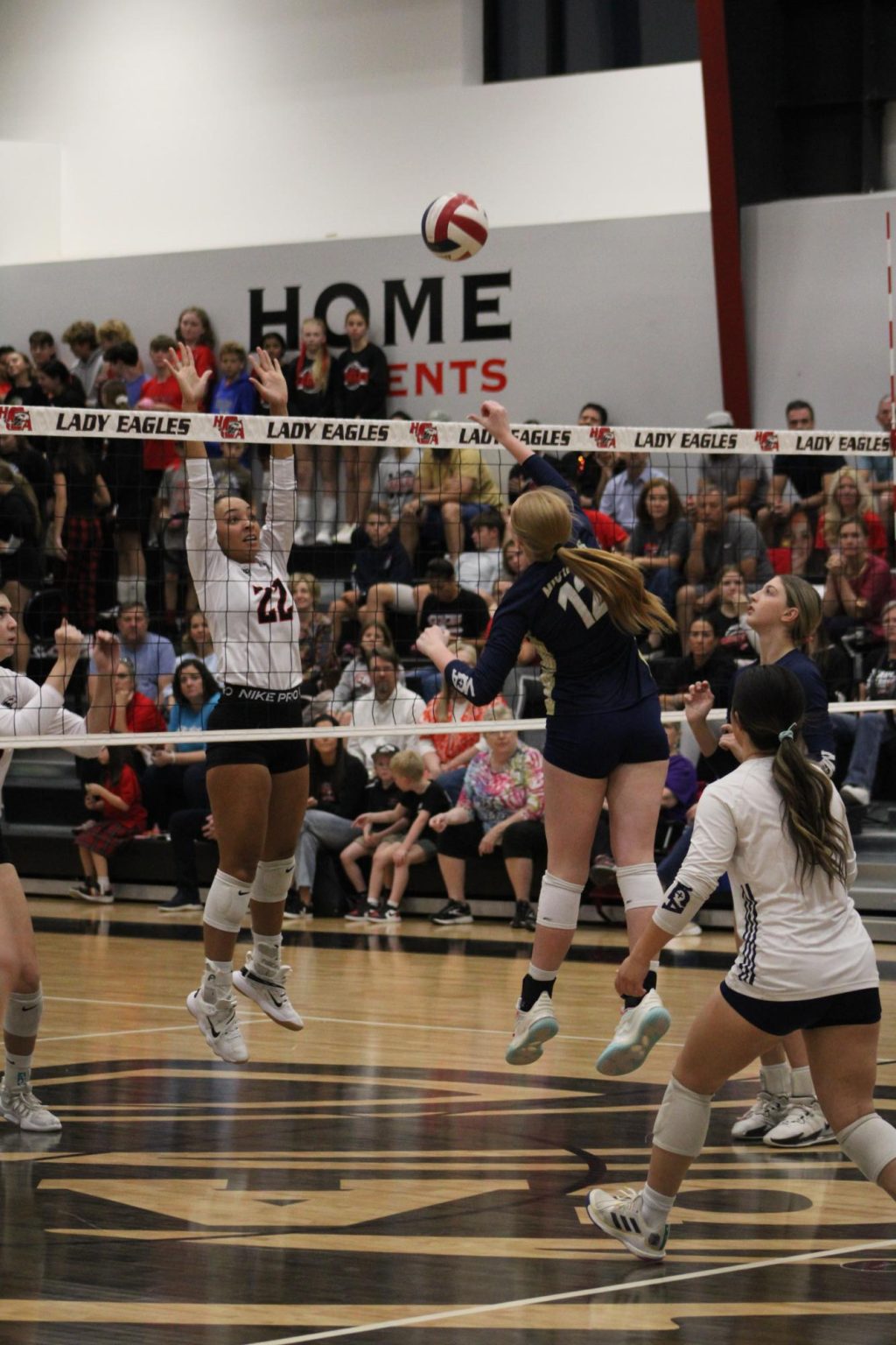 The Upper School JV and Varsity Volleyball Teams Play the Lady Eagles ...
