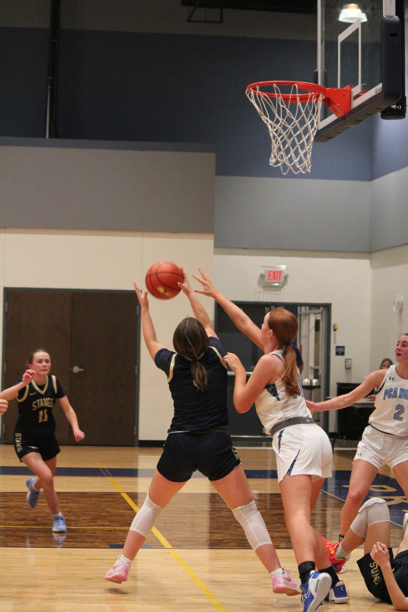 Lady Mustangs Basketball Faces the Lady Lions – The Mane Edition